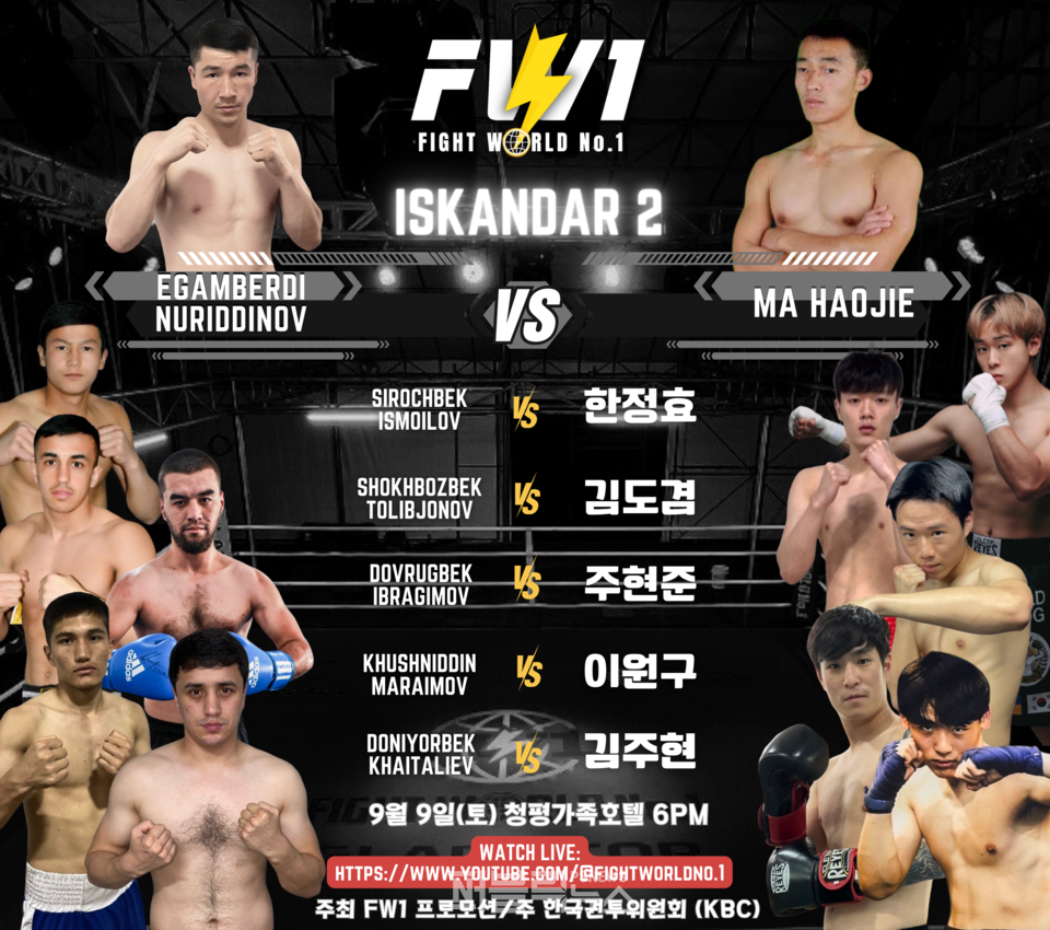 FW1 주최 두 번째 넘버링 대회...‘ISKANDAR 2’ 오는 9일 개최