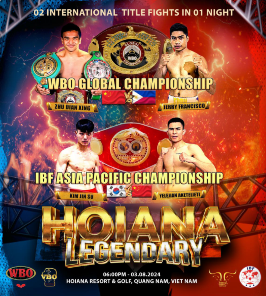 '아시아 복싱컨벤션&국제복싱 WBO·IBF 타이틀 매치' 베트남서 8월 1일 개최